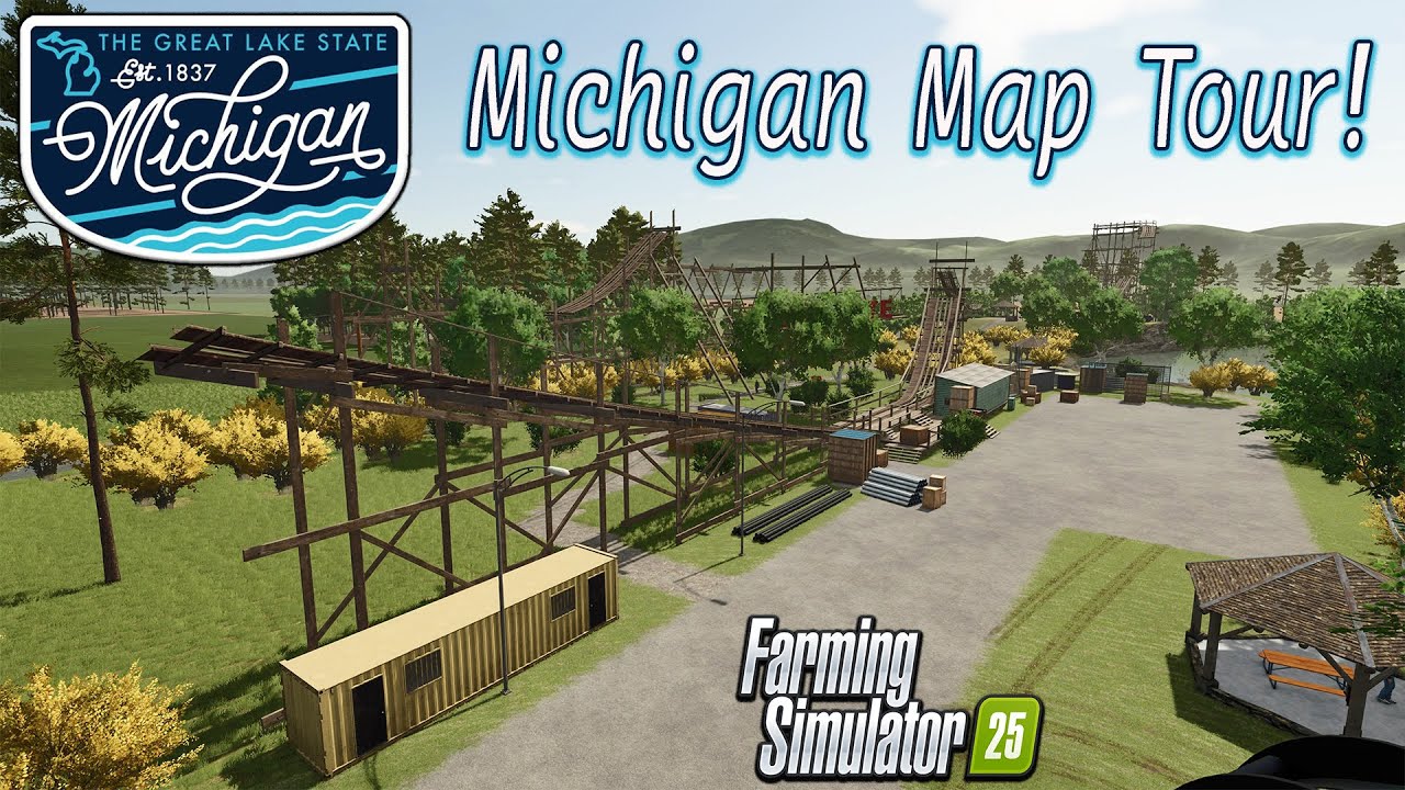 THE TAYLOR TRIFECTA!! “MICHIGAN MAP” MAP TOUR! ON Farming Simulator 25 ...