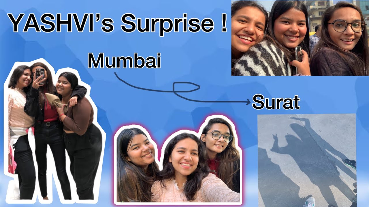 TRAVELLING TO SURAT TO SURPRISE YASHVI | SAKSHIMANEK - YouTube