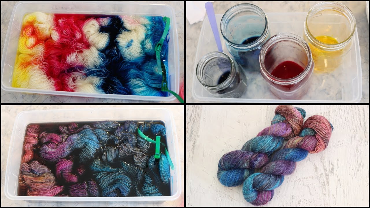 Dyepot Weekly #527 - Dyeing Rustic Wool with Primary Colors in a Shoe ...