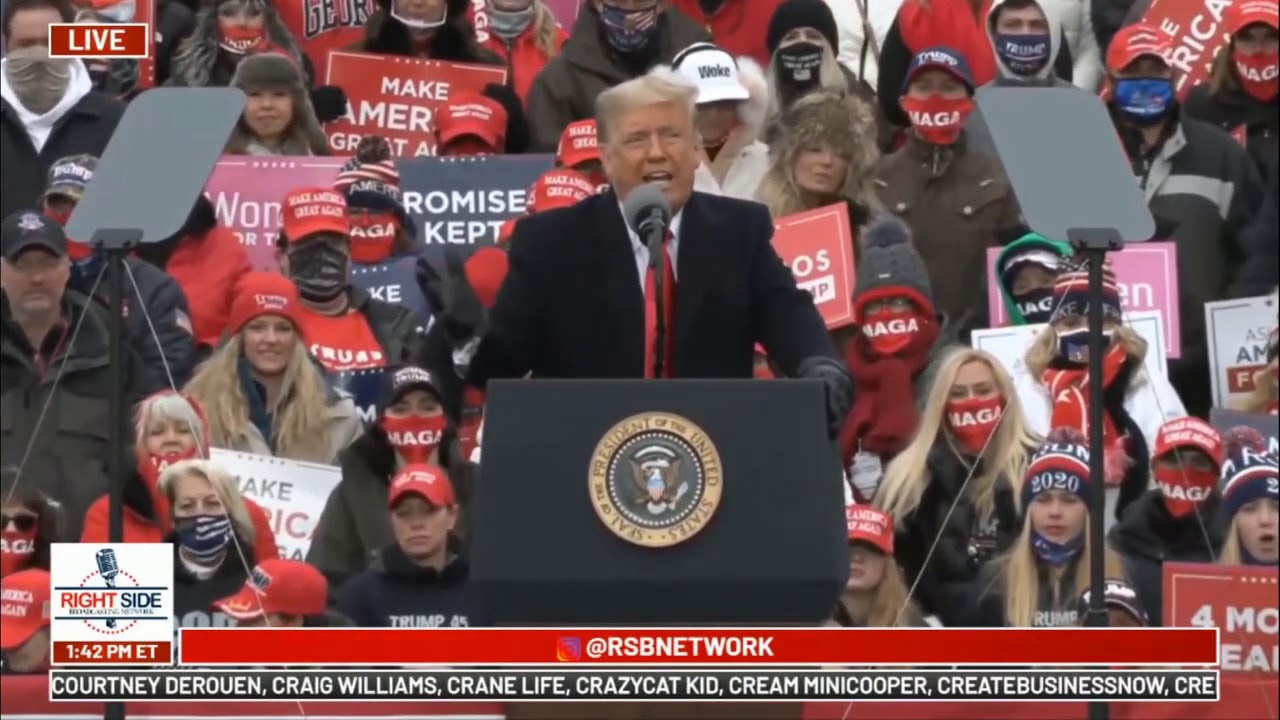 President Trump Rally in Waterford Township, MI - October 30, 2020 ...