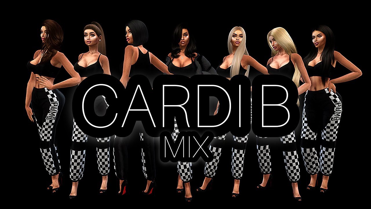 cardi b mix [sims 4] - YouTube