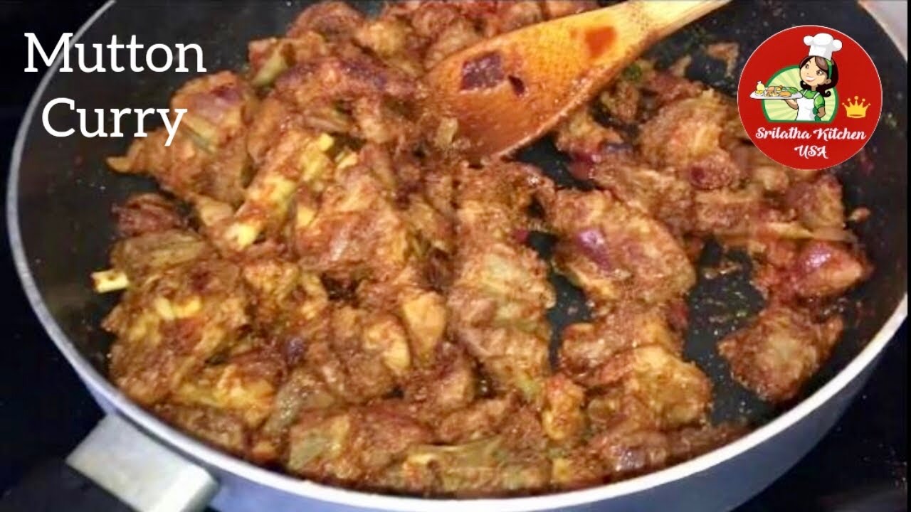 మటన్ కూర తయారీ - Quick Mutton Curry Recipe - Telangana Style Mutton ...