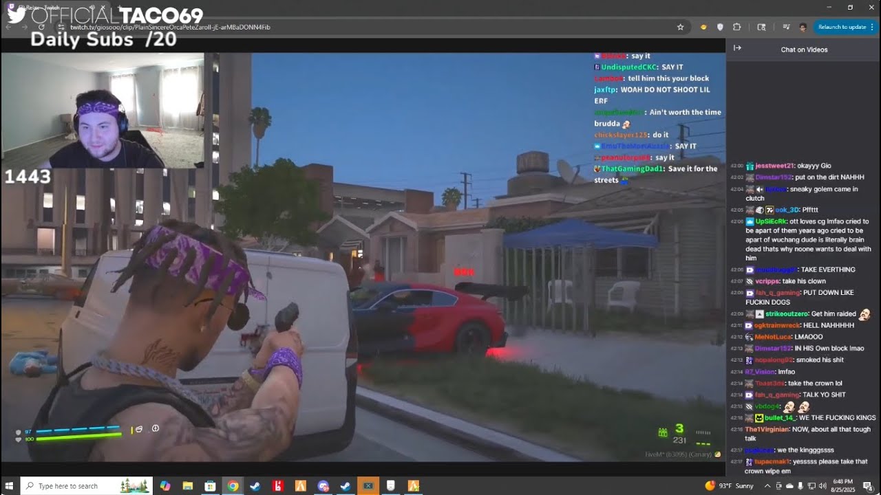 Taco Reacts to Gio smoking OTT after he shot Lil Erf and More | Prodigy ...