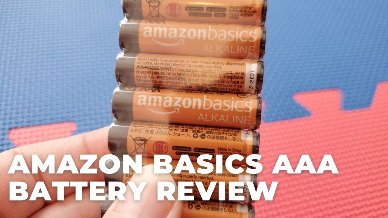 Review of Amazon Basics AAA Batteries - YouTube