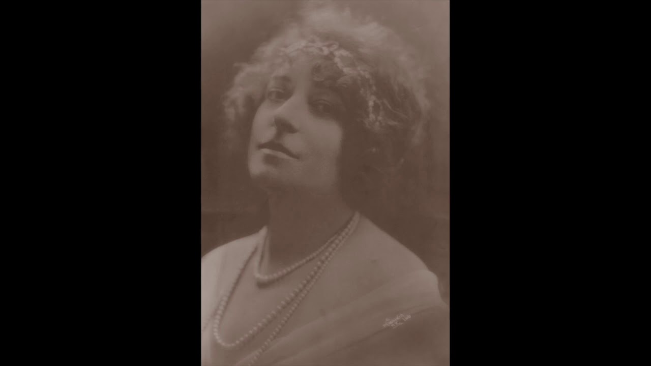 Soprano Frances ALDA: Selva Opaca (1923) - YouTube