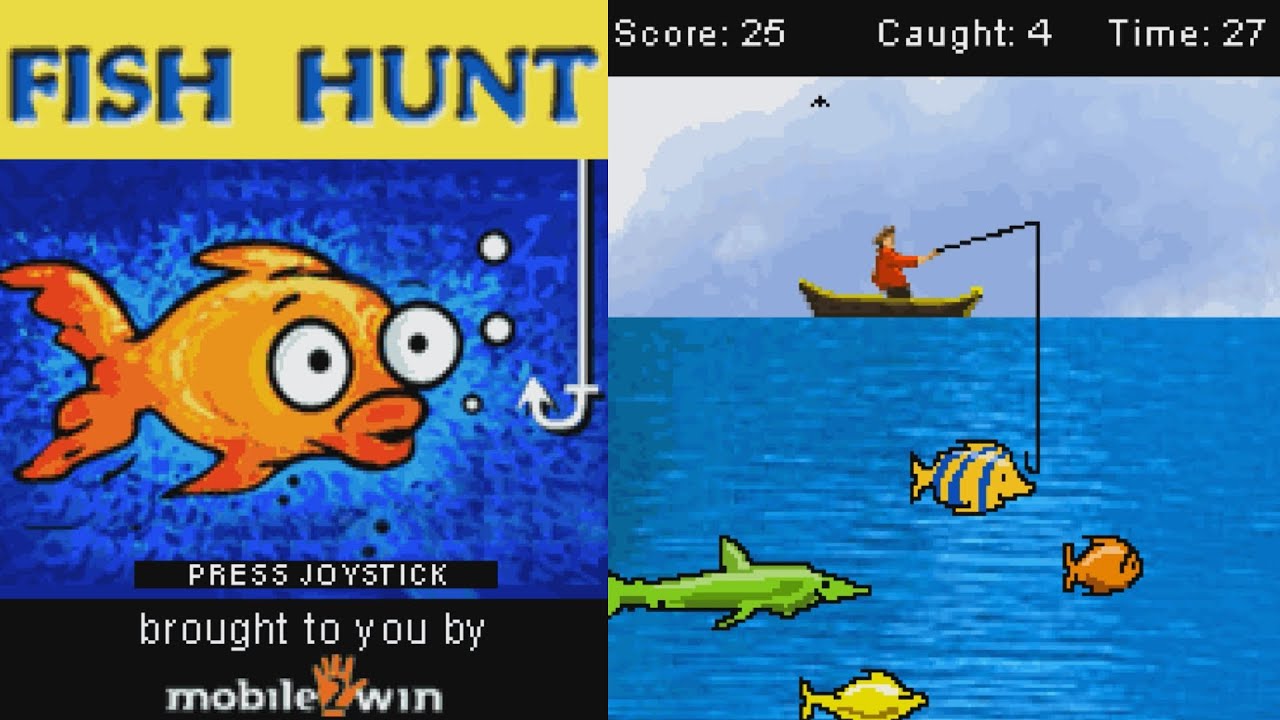 Fish Hunt JAVA GAME (Mobile2win 2004) - YouTube