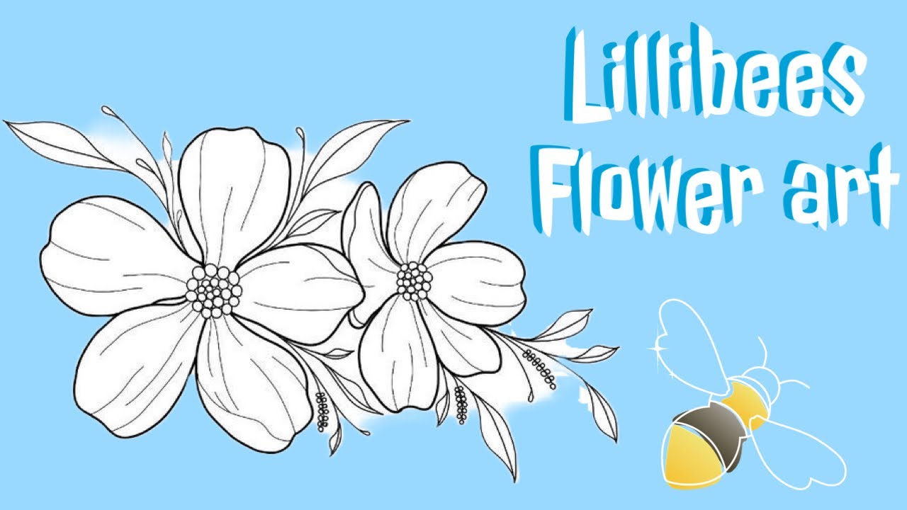 Lillibees flower art session - YouTube