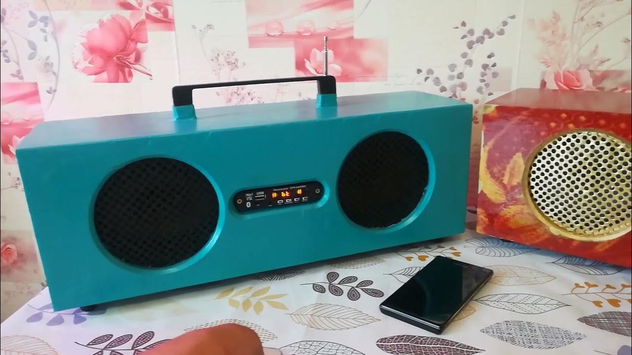 Самодельный бумбокс, Радиола FM,MP3,Bluetooth, aux.китайский модуль ...