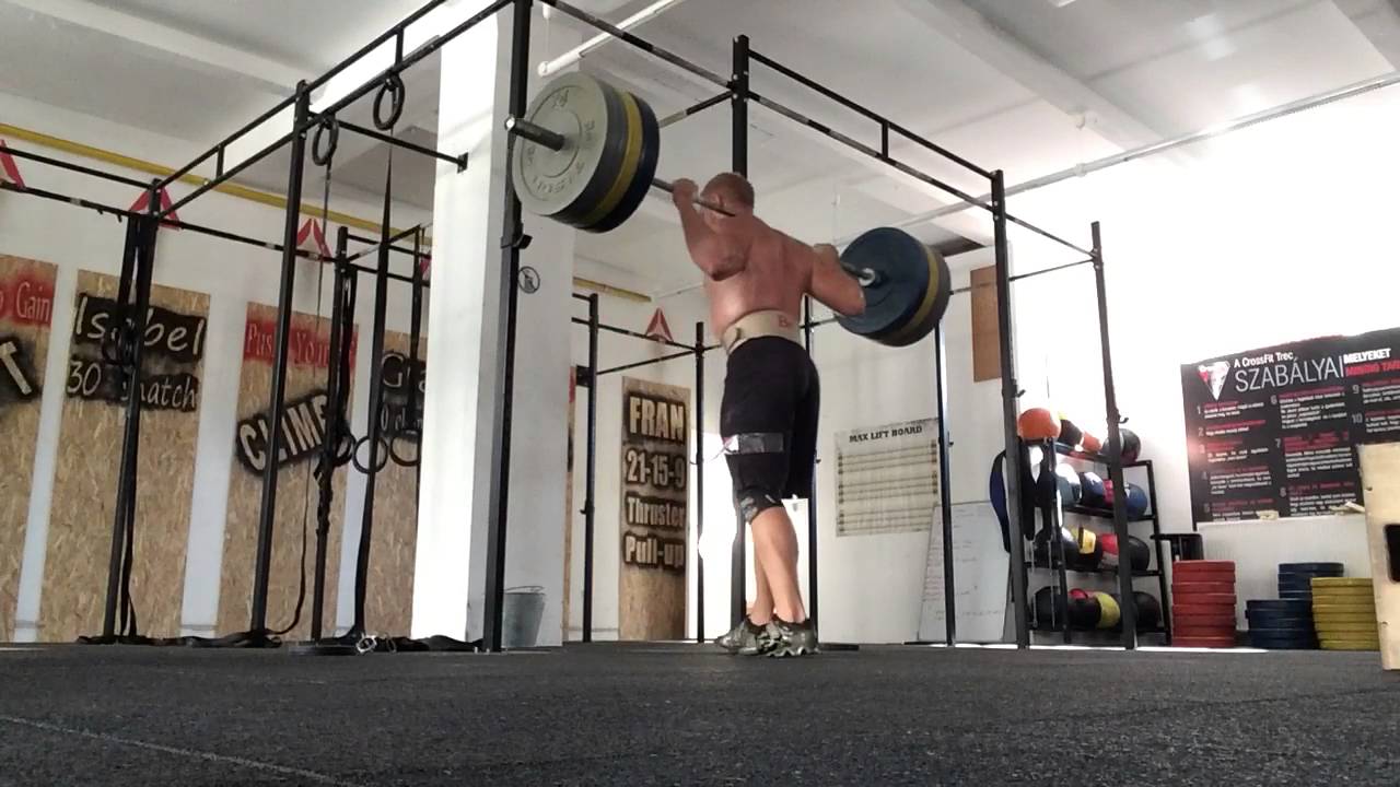 Ádám every 90" 3 OHS, 120kg - YouTube
