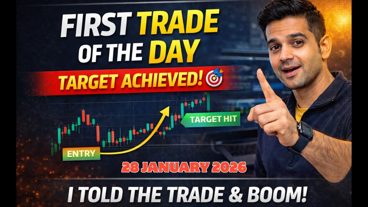 How the First Trade of the Day Hit Target | Step-by-Step Logic | Live ...