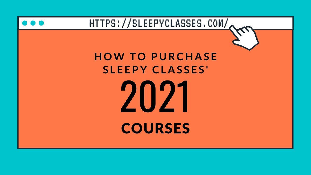 How to Purchase Sleepy Classes' 2021 Courses - For UPSC - YouTube