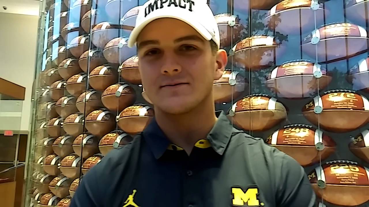 Michigan QB John O'Korn talks friendship with Larry Prout Jr. - YouTube