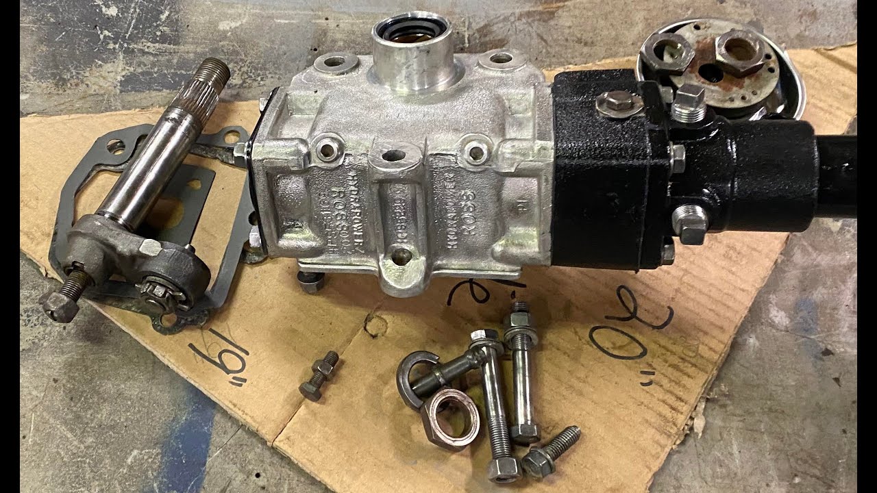 Repairing a steering pin on a Ross Steering Box. - YouTube