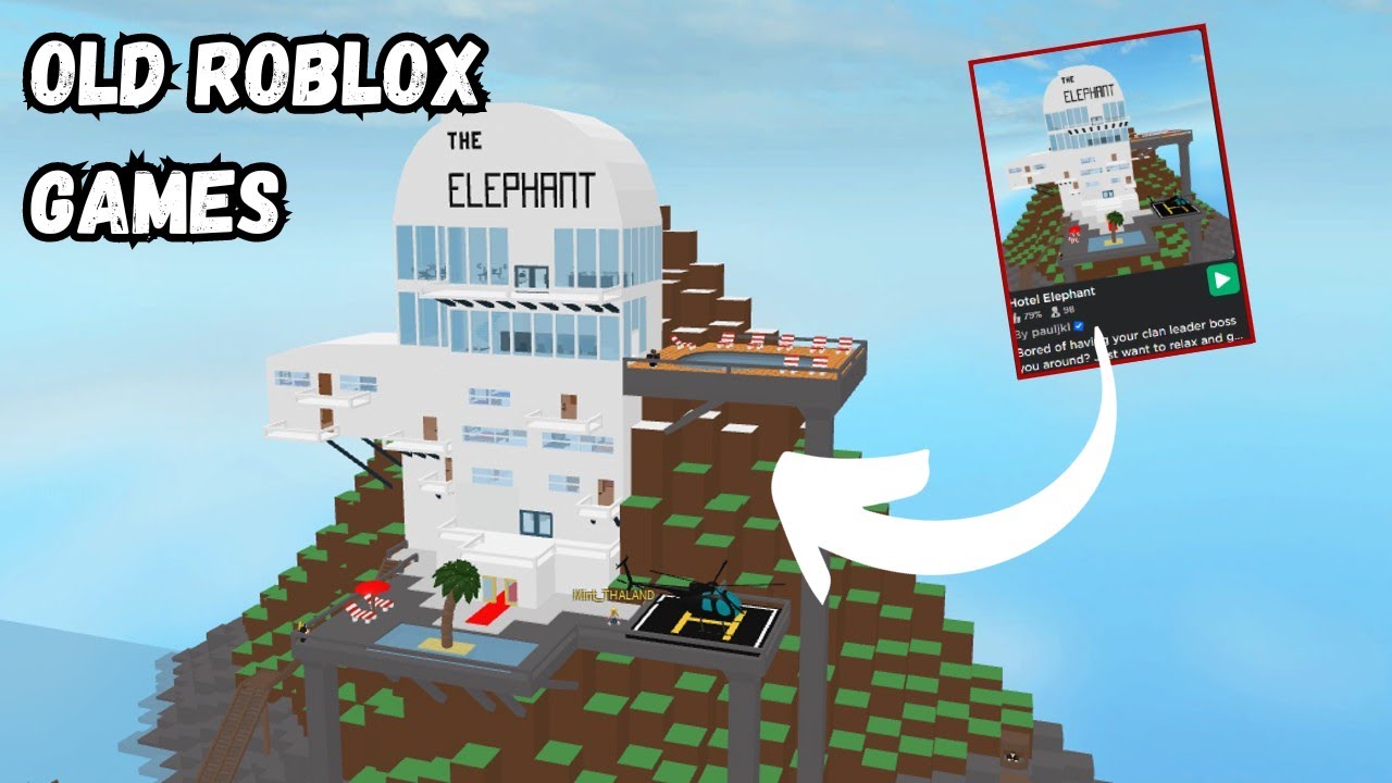 I REVISITED OLD ROBLOX GAMES!!! - YouTube