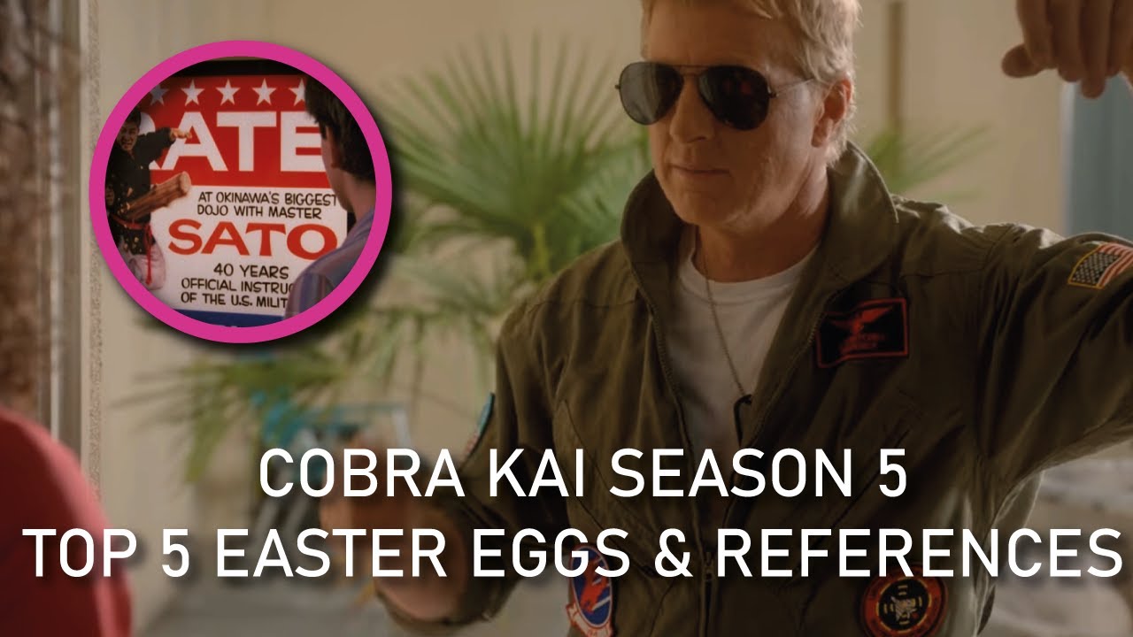 Cobra Kai Season 5 Top 5 Easter Eggs & References - YouTube