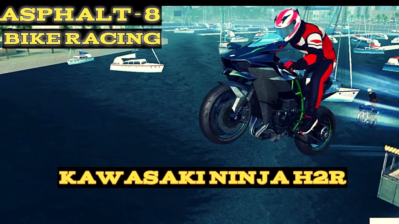 Kawasaki Ninja H2r Bike racing | Asphalt 8 Bike mode gameplay (High ...