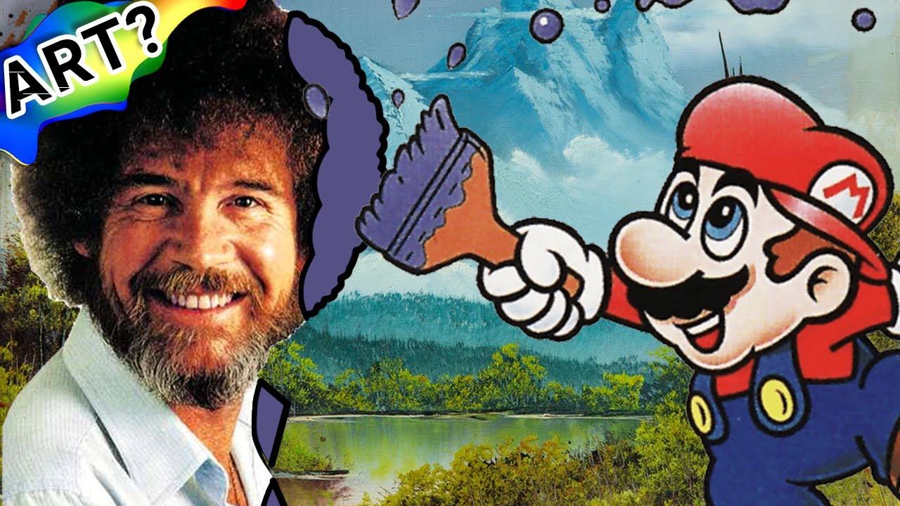 Mario Paint x Bob Ross - Oui c'est un concept. - YouTube