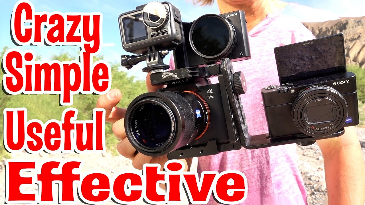 Mounting Multiple Cameras on One Stand or Tripod - YouTube