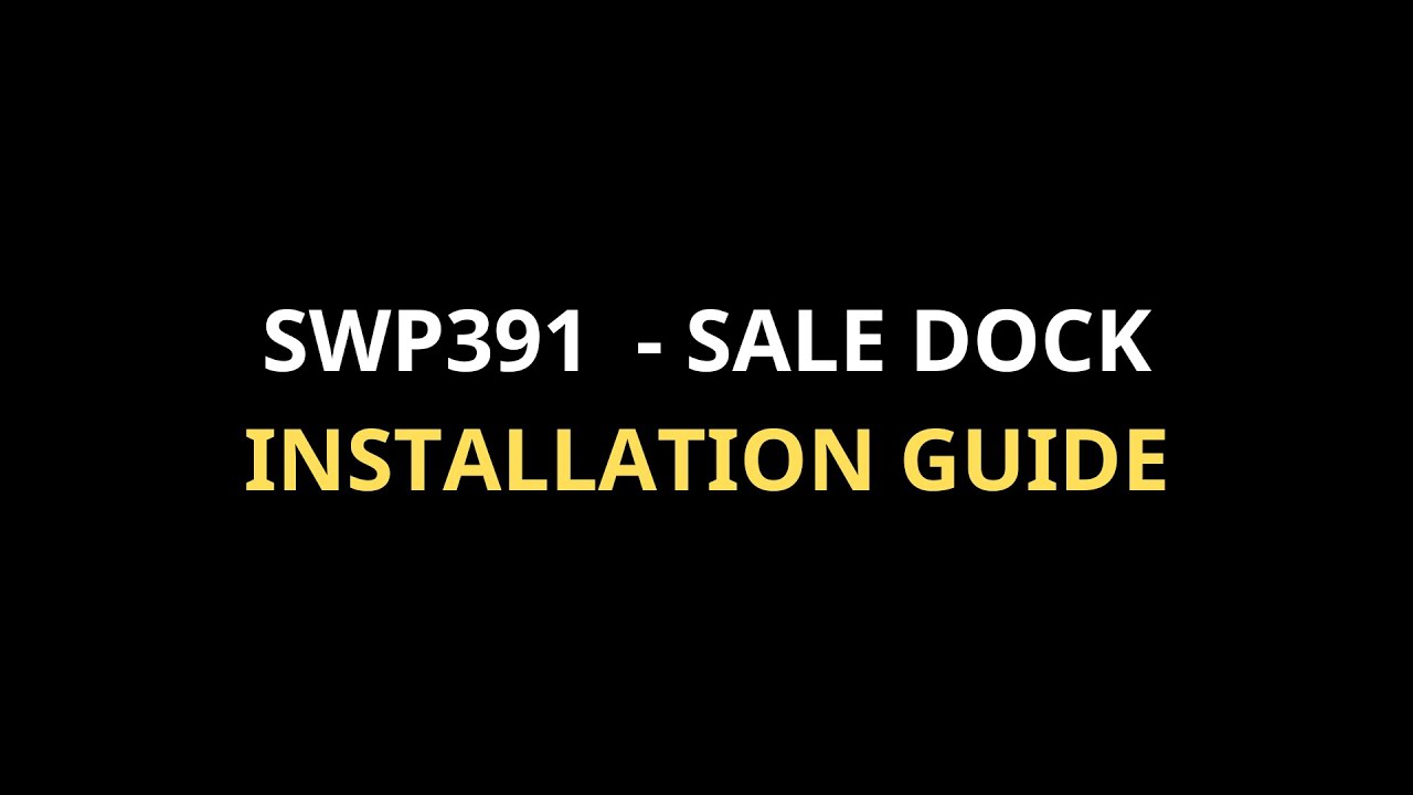 FPT University - SWP391 - Sale Dock - Installation Guide - YouTube
