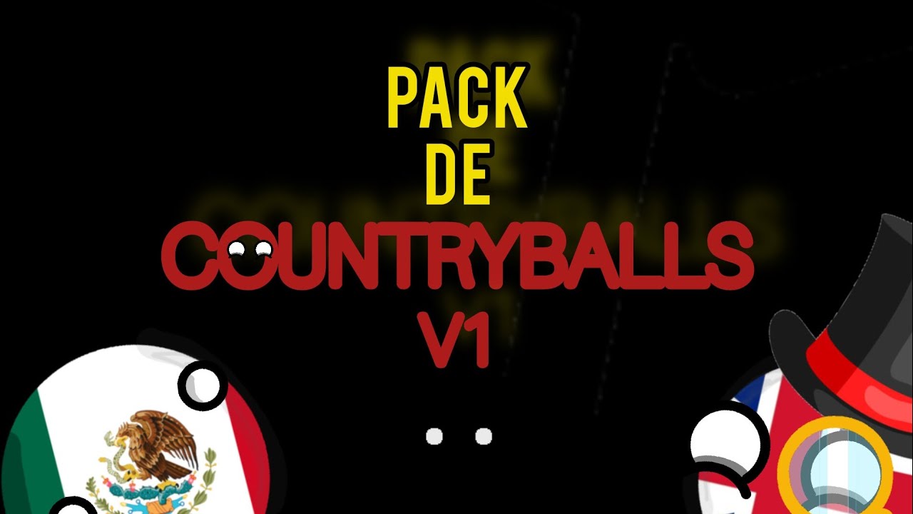PACK DE COUNTRYBALLS V1 - OJOS, PAISES, ACCESORIOS - YouTube