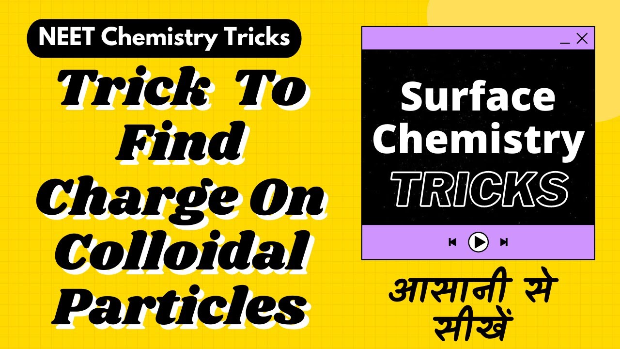 Trick To Find Charge On Colloidal Particles || Charge On Colloidal ...