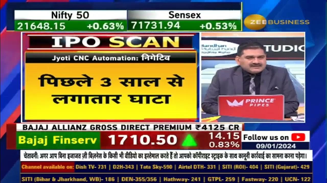 Jyoti CNC Automation IPO Investors Should Subscribe Or Avoid IPO Scanning From Anil Singhvi ...