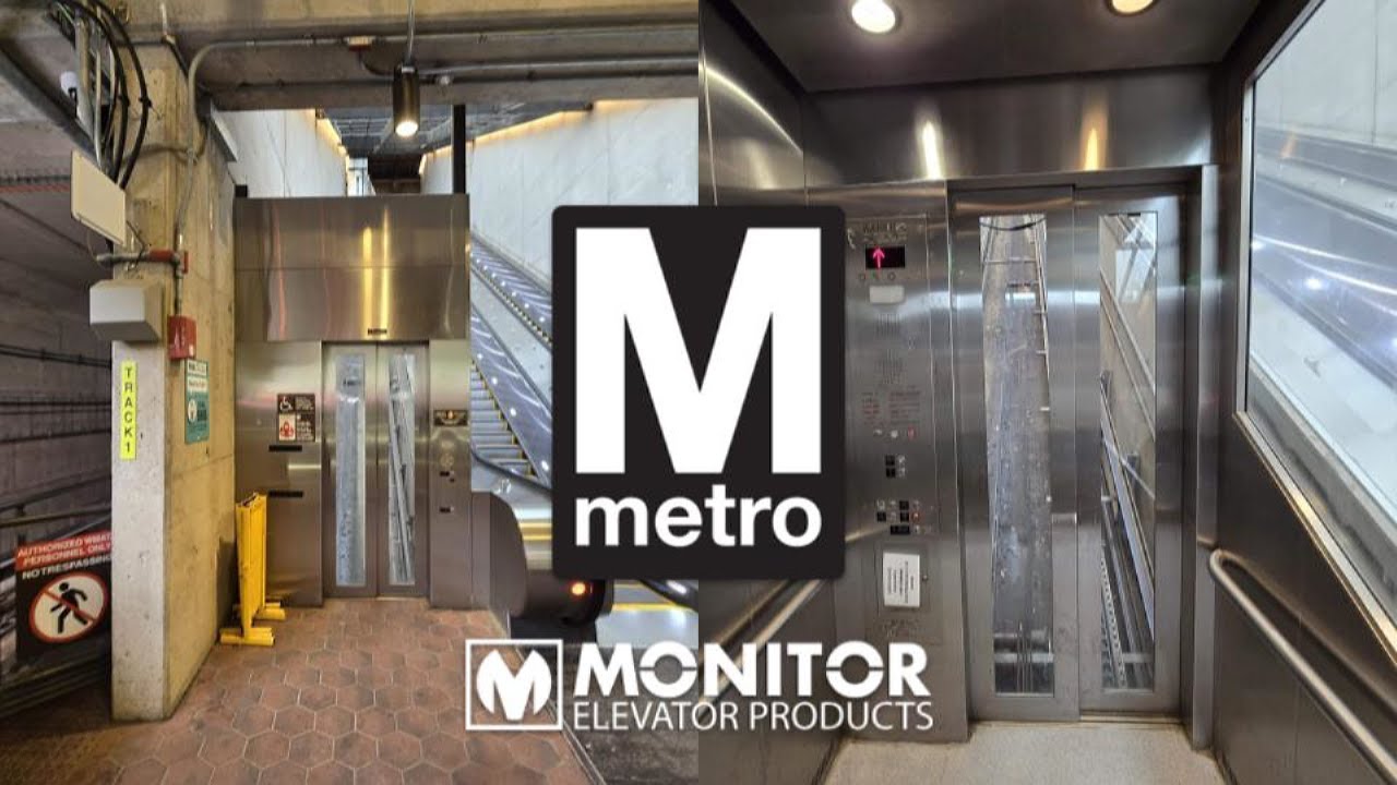 The iconic and awesome funicular elevator at the Huntington Metro Station in Huntington VA - YouTube