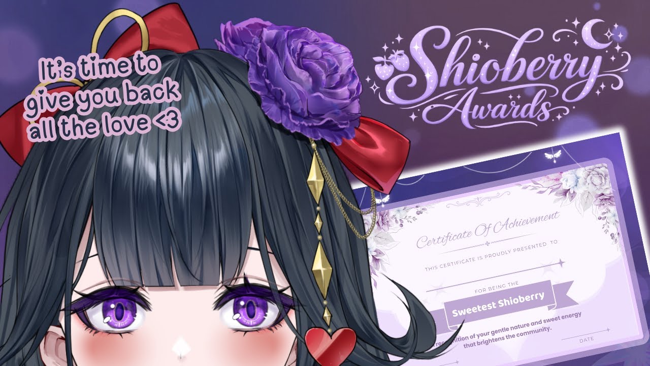 THE SHIOBERRY AWARDS SHOW ~ 🍓 || WACONNE EN/IN VTUBER || MITSUKI SHIORI ...