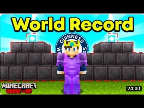Bulky Star MADE 2 NETHERITE BEACONS TO SET A WORLD RECORD in Minecraft ...