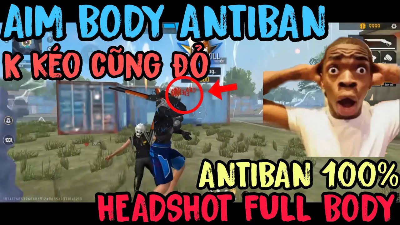 AIM BODY | SHARE AIM BỤNG HEADSHOT FULL BODY FF, ANTIBAN - YouTube