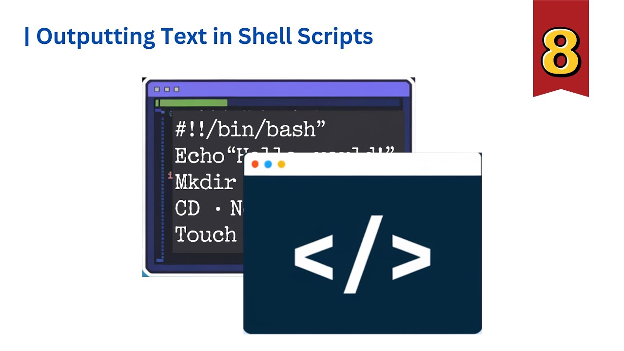 How to Output Text in Shell Scripts | Hello World Example & Echo Command Tutorial - YouTube