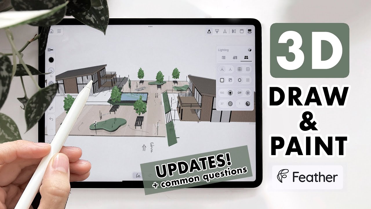 DRAW & PAINT IN 3D 🎨 - Feather App Updates & Common Questions - YouTube