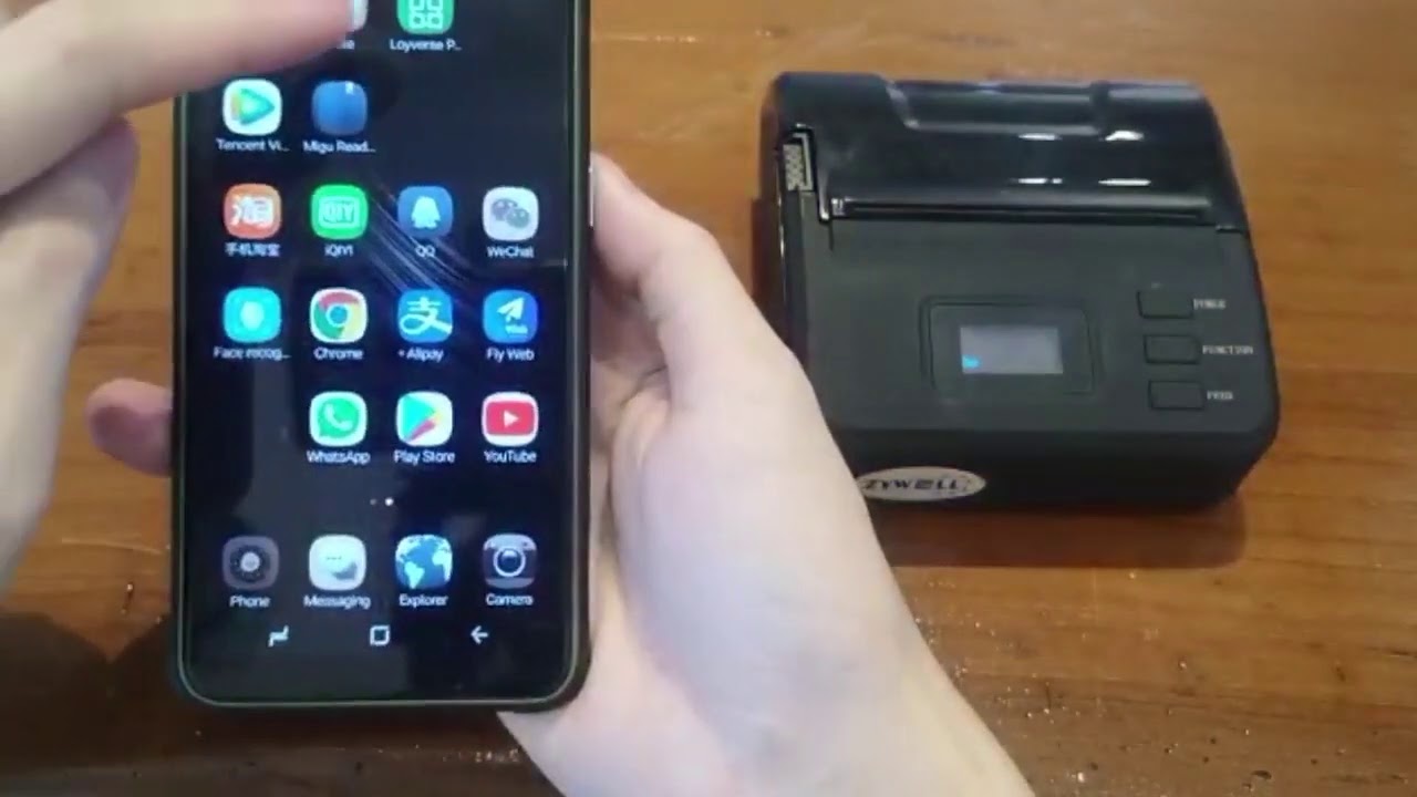 How To Pairing Bluetooth Printer And Print Receipt YouTube How To Pairing Bluetooth Printer And Print Receipt YouTube