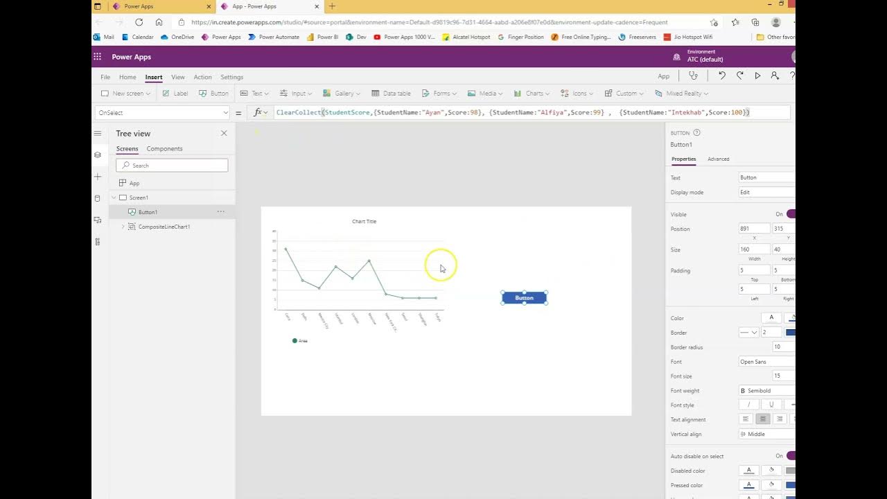 Lesson35 - Line Chart - Power Apps 1000 Videos - YouTube