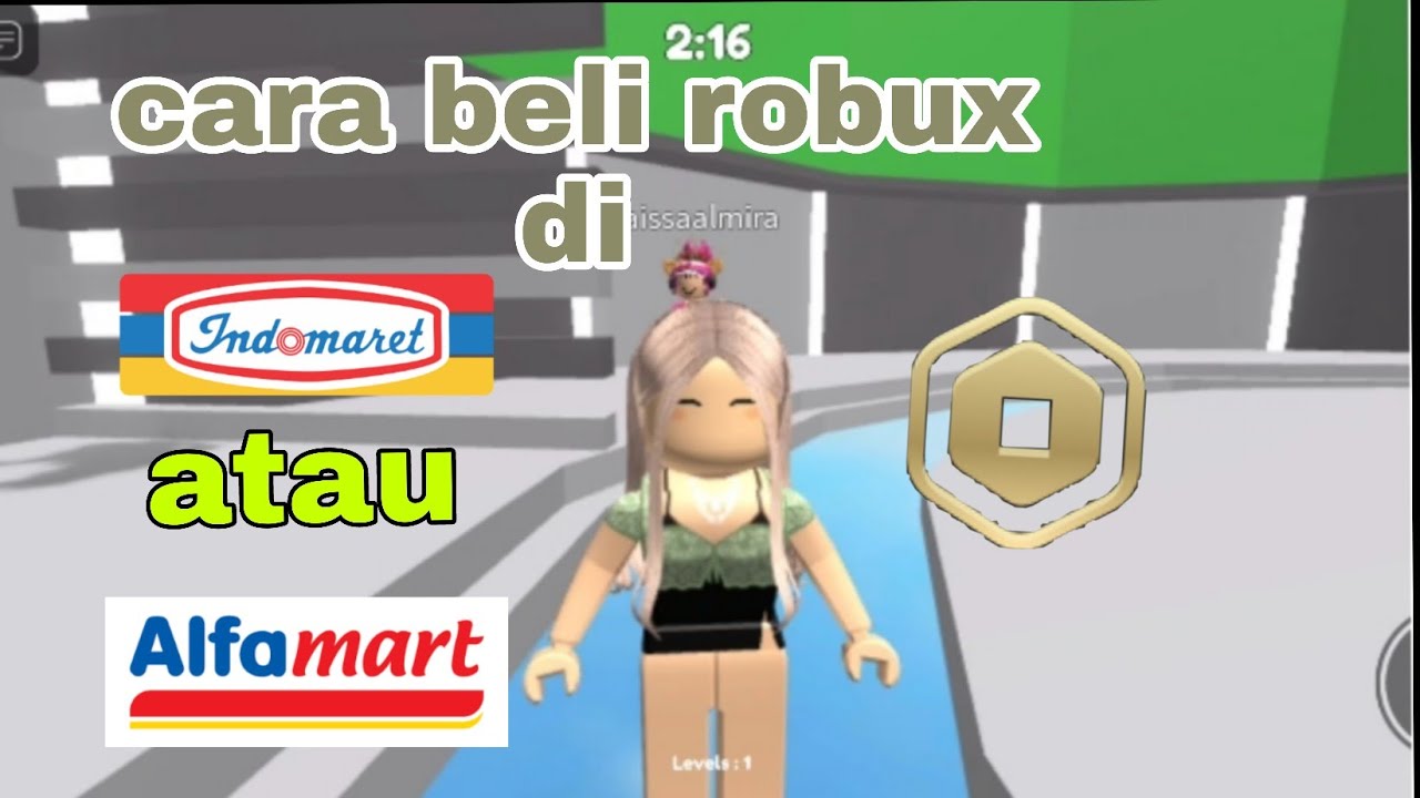 cara beli robux di alfamart/indomaret - YouTube