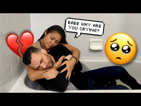 Crying In The Shower Then Falling Asleep in My Girlfriend Arms | Cute Reaction