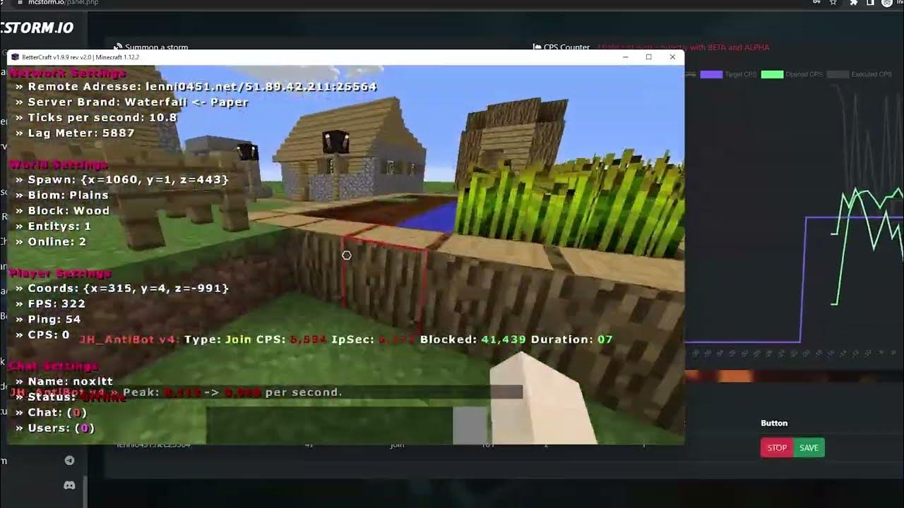 [2024] Minecraft bot attack website | 25k - 80k CPS @ 15k IPsec | New GAMMA NETWORK - YouTube