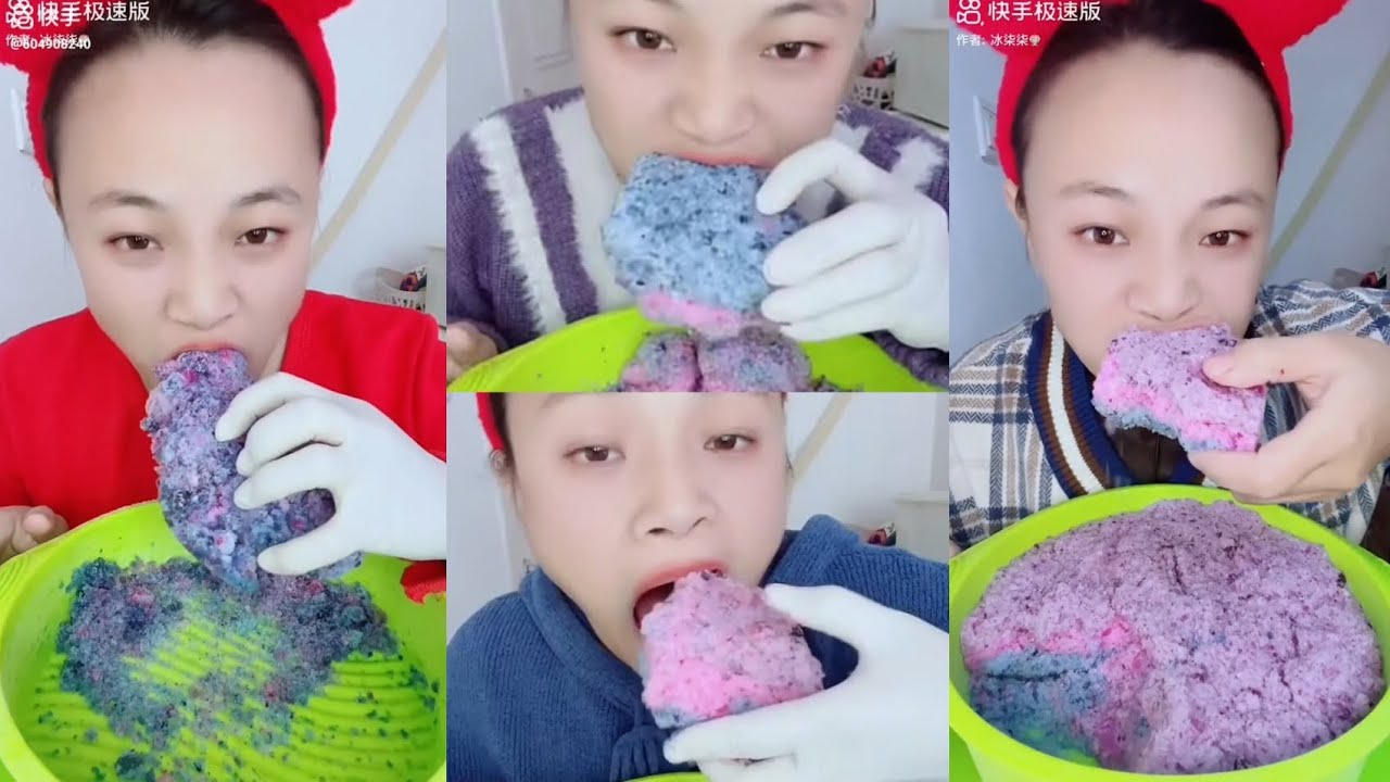 Ice eating compilation bites only 🧊😍 ice eating video Crunchy ice ...