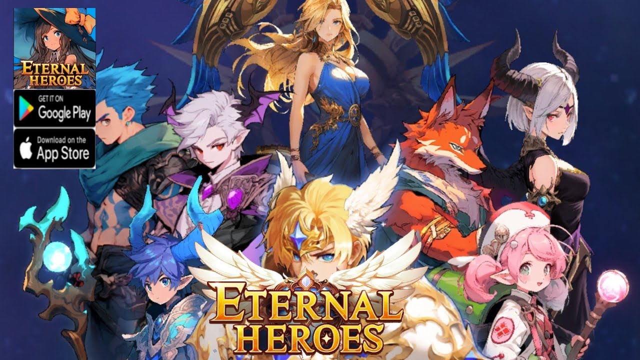 Eternal Heroes Gameplay (Official Release) - RPG Game Android iOS - YouTube