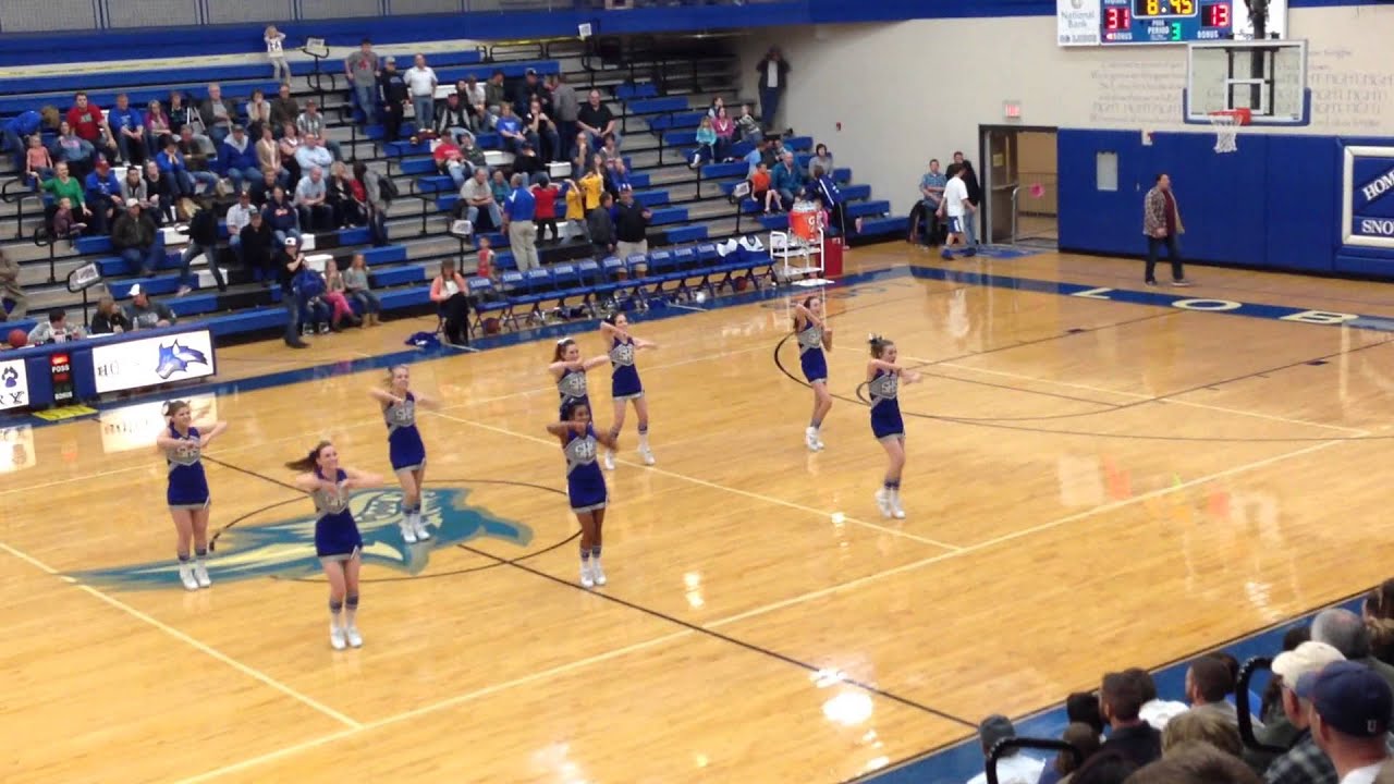 Snowflake High School Cheer 2-1-14 - YouTube