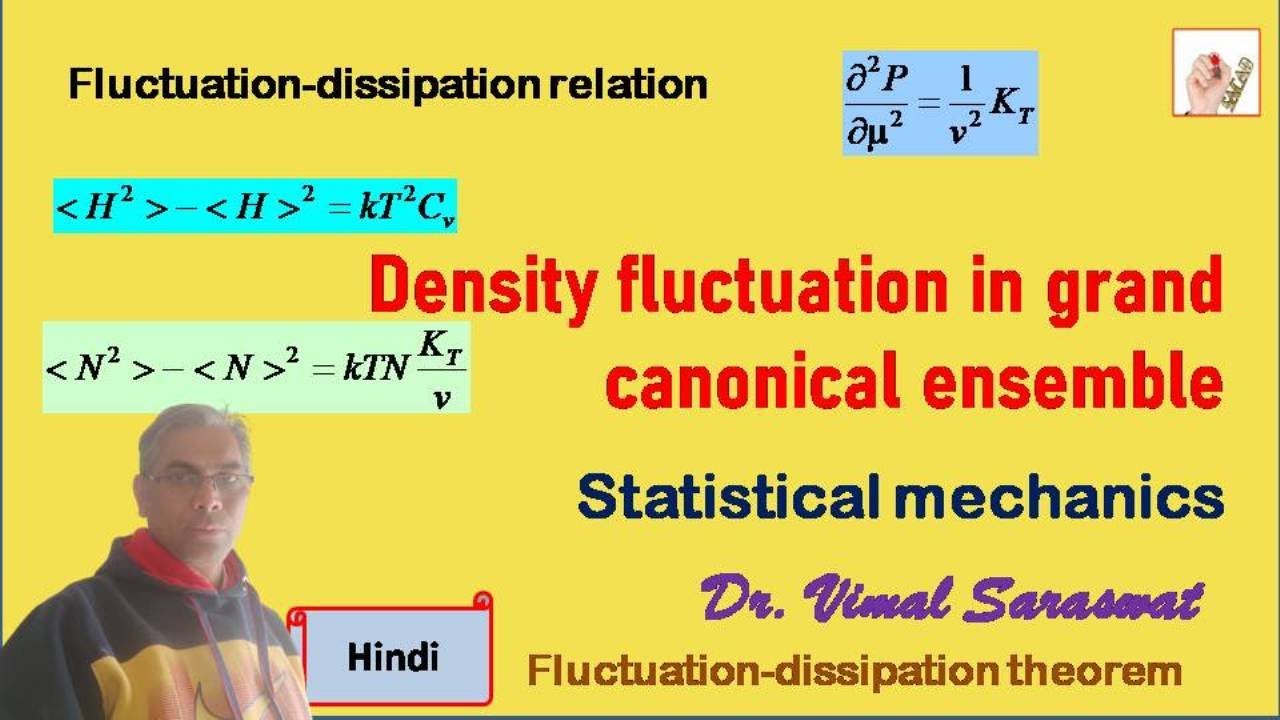 Density fluctuation in grand canonical ensemble | L-10 | Statistical ...