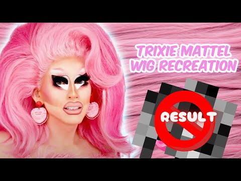 Recreating Trixie Mattel's Pink Wig From The Pit Stop (But Synthetic)