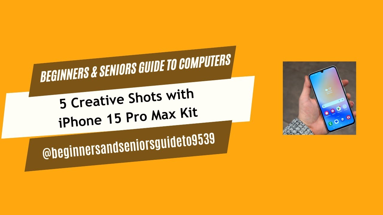 5 Creative Shots with iPhone 15 Pro Max Kit - YouTube