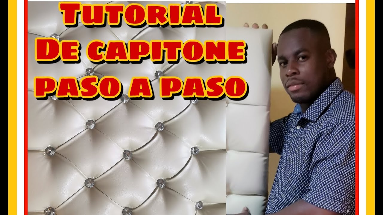 capitone# paso a paso, capitone step by step from a #headboard # ...