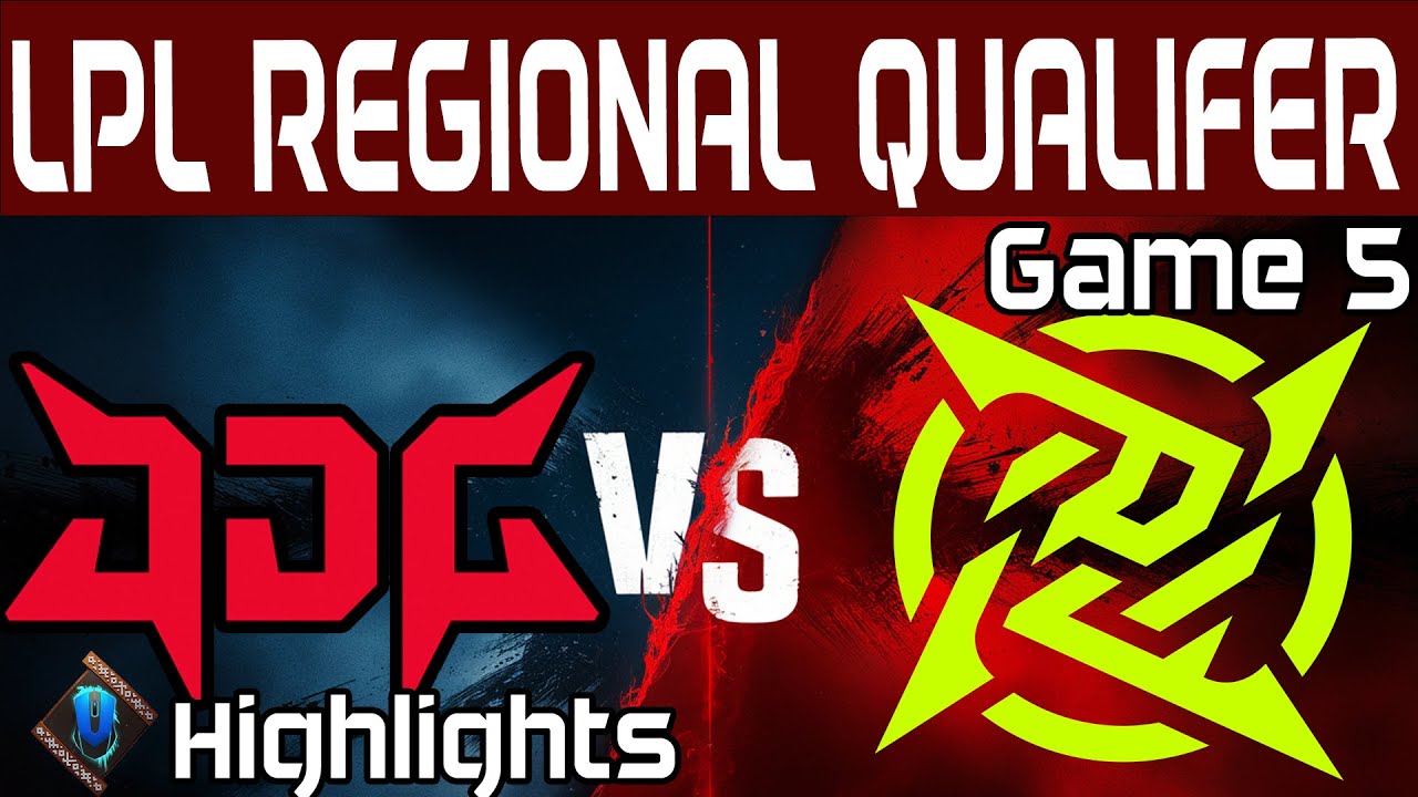 JDG vs NIP Highlights Game 5 | LPL Regional Qualifer 2024 | JD Gaming vs Ninjas in Pyjamas by ...