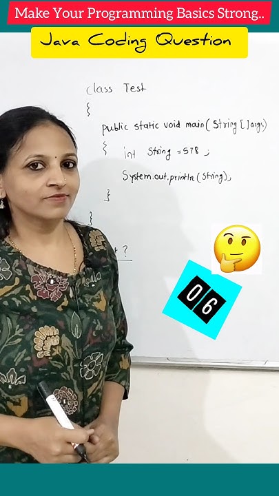 Java Coding Question #shorts - YouTube