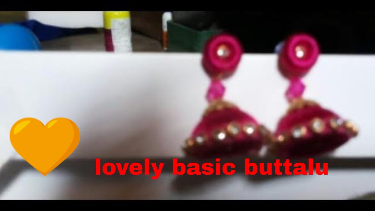 Silk thread buttalu for beginners with clear explanation in telugu ...