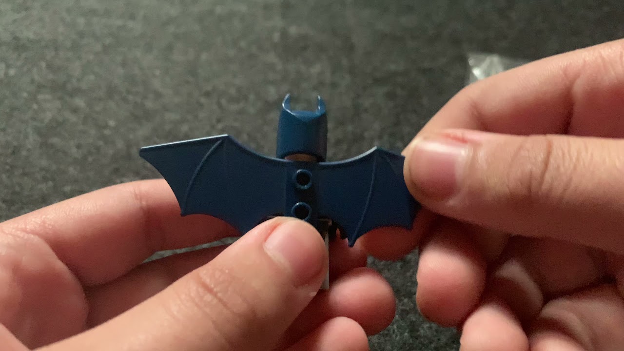 Lego -Dark Blue Jetpack Batman- minifigure review - YouTube