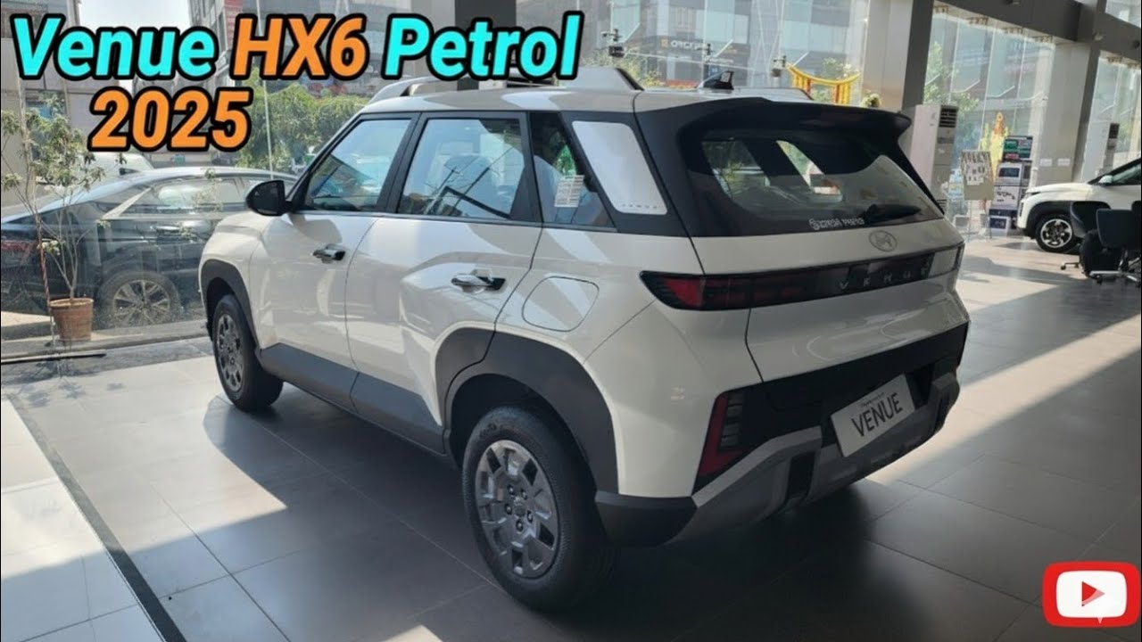Hyundai Venue HX6 Petrol ₹10.42 Lakh Detailed Walk-Around Review - YouTube