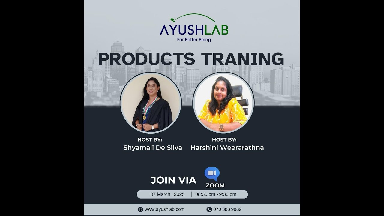 Ayush Lab Product Training | 07-03-2025 - YouTube
